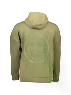PLEIN SPORT Logo-patch Zip-up Hoodie
