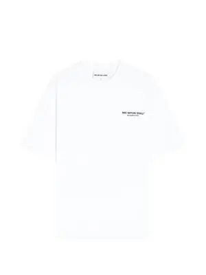 MKI MIYUKI ZOKU Logo-print Short-sleeve T-shirt - White