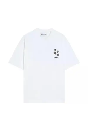 MKI MIYUKI ZOKU Hibiscus-print T-shirt - White