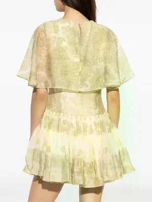 ALLSAINTS Yanna Paisley-print Mini Dress