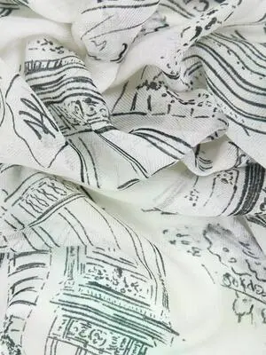 Karl Lagerfeld X Jorge Parra Printed Scarf