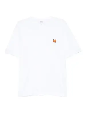 Maison Kitsuné Fox Head Cotton T-shirt - White
