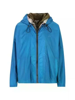 Loewe Layered Effect Hooded Jacket - Blue