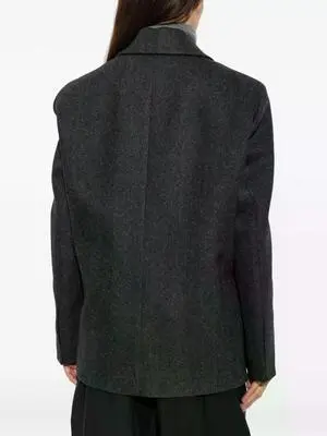 RÓHE Double-breasted Herringbone Blazer