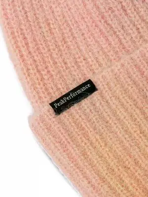 PEAK PERFORMANCE Ribbed-knit Beanie Hat