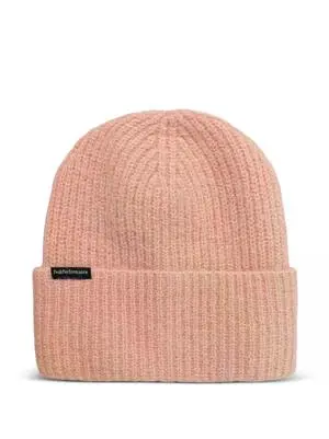 PEAK PERFORMANCE Ribbed Knit Beanie Hat - Pink