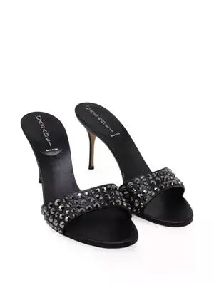 Casadei Crystal-embellished Slide Sandals