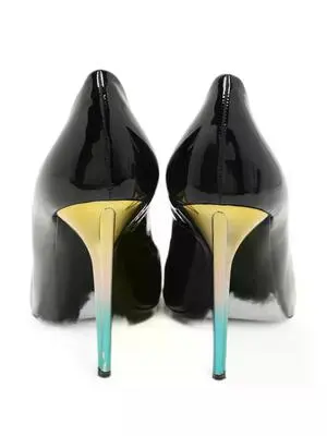 Fendi Patent Sculptural-heel Pumps