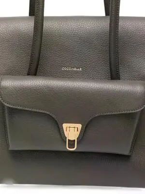 COCCINELLE Logo-detail Leather Shoulder Bag