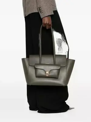 COCCINELLE Leather Shoulder Bag - Green