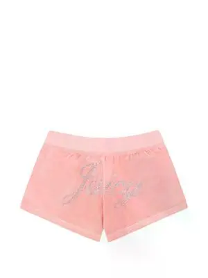 Juicy Couture X S&r Crystal-embellished Mini Shorts