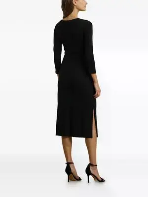 Ralph Lauren Tie-front Rib-knit Dress