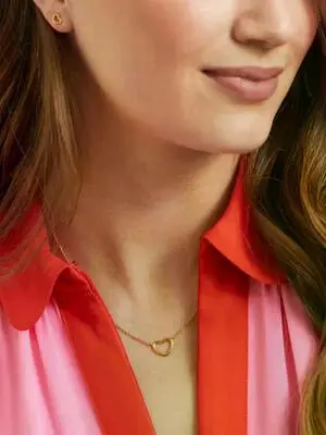 AUREE JEWELLERY Verona Heart Necklace
