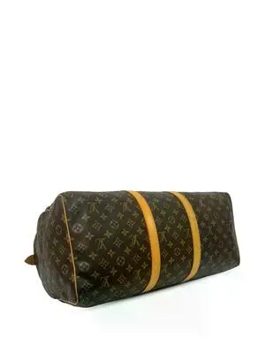 LOUIS VUITTON 1980-2021 Monogram Keepall 55 Travel Bag