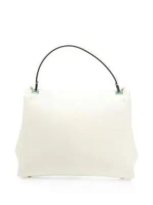 Red Valentino One Stud Leather Tote Bag - Neutrals