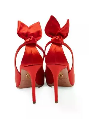 AQUAZZURA Bow Tie Heeled Pumps