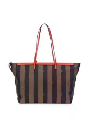 Fendi Pequin Roll Tote Bag