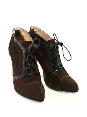 TOD'S Lace-up Tassel Ankle Boots