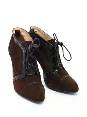 TOD'S Lace-up Tassel Ankle Boots