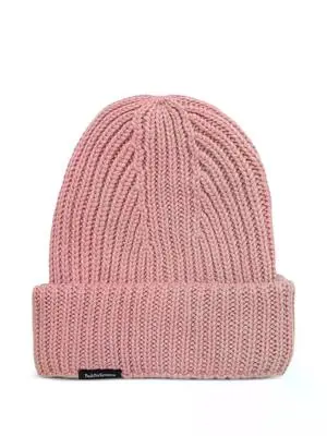 PEAK PERFORMANCE Ribbed Knit Beanie Hat - Pink