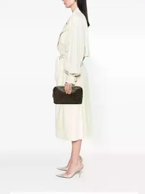 LOUIS VUITTON 1994 Monogram Troussse Toilette 28 Clutch Bag - Brown