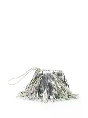 Off-White Fringed Clutch Bag