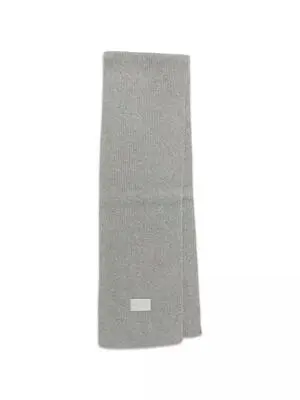 Michael Kors Ribbed-knit Scarf - Grey