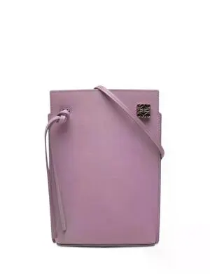 Loewe 2010-2026 Calfskin Dice Pocket Crossbody Bag - Purple