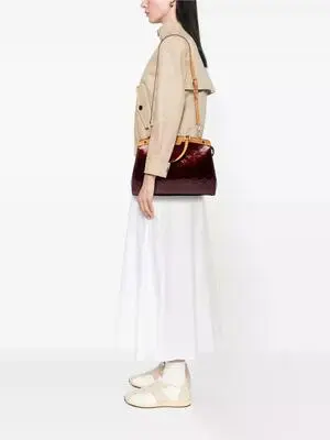 LOUIS VUITTON 2012 Monogram Vernis Brea Mm Satchel