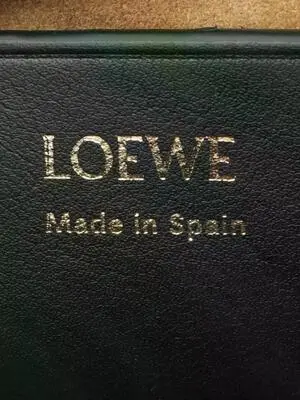 Loewe Smooth Calfskin Pebble Pouch Crossbody Bag - Black