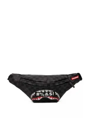 SPRAYGROUND Check-pattern Pixel Print Belt Bag