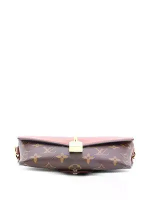 LOUIS VUITTON Monogram Canvas And Leather Padlock On Strap Crossbody Bag - Brown