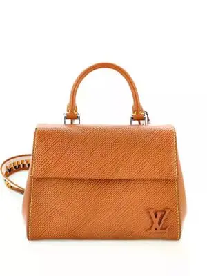 LOUIS VUITTON Cluny Top Handle Bag Epi Leather Mini Satchel
