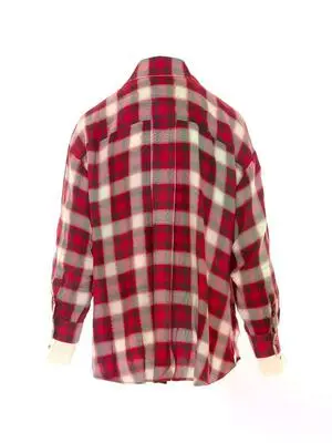 Pinko Clivia Check-print Button-up Shirt