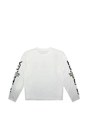 Kapital Logo-print Long-sleeve T-shirt - White