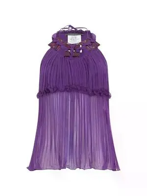 Alberta Ferretti Pleated Tops