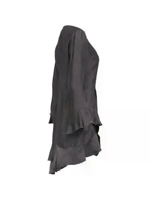 IRO PARIS Asymmetric Ruffled Mini Dress