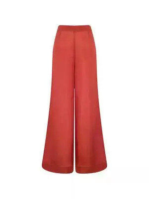 Alberta Ferretti Wide-leg High-waisted Trousers