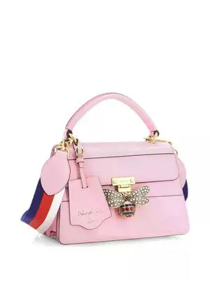 Gucci Queen Margaret Top Handle Bag Leather Small Satchel