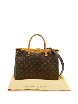 LOUIS VUITTON Pallas Monogram Tote Bag - Brown
