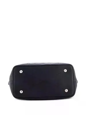 LOUIS VUITTON Blossom Mahina Leather Mm Tote Bag - Black