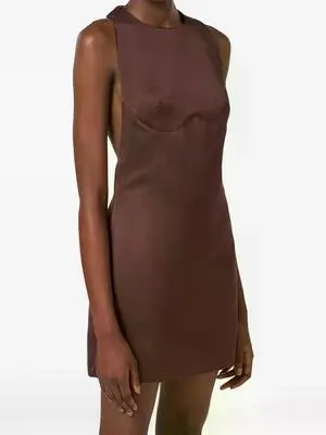 Elisabetta Franchi Halterneck Chain-link Mini Dress