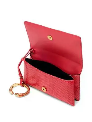 Roberto Cavalli Serpentine Bangle-handle Clutch Bag