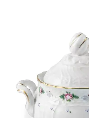 GINORI 1735 Vecchio Floral-print Sugar Bowl