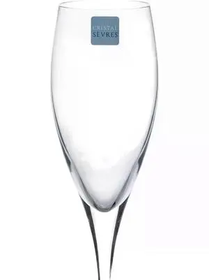 CRISTAL DE SEVRES Pensee Flute Glasses Set - White