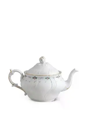 GINORI 1735 Vecchio Floral-print Teapot - White