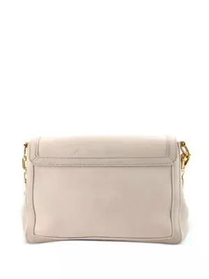 LOUIS VUITTON Dauphine Soft Calfskin Gm Shoulder Bag - White