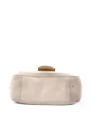 LOUIS VUITTON Dauphine Soft Calfskin Gm Shoulder Bag - White