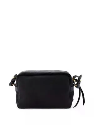 Prada Logo Camera Bag Canvas Small Crossbody Bag - Black