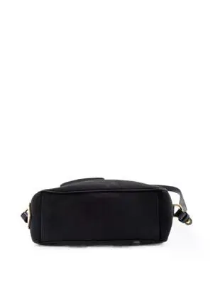 Prada Logo Camera Bag Canvas Small Crossbody Bag